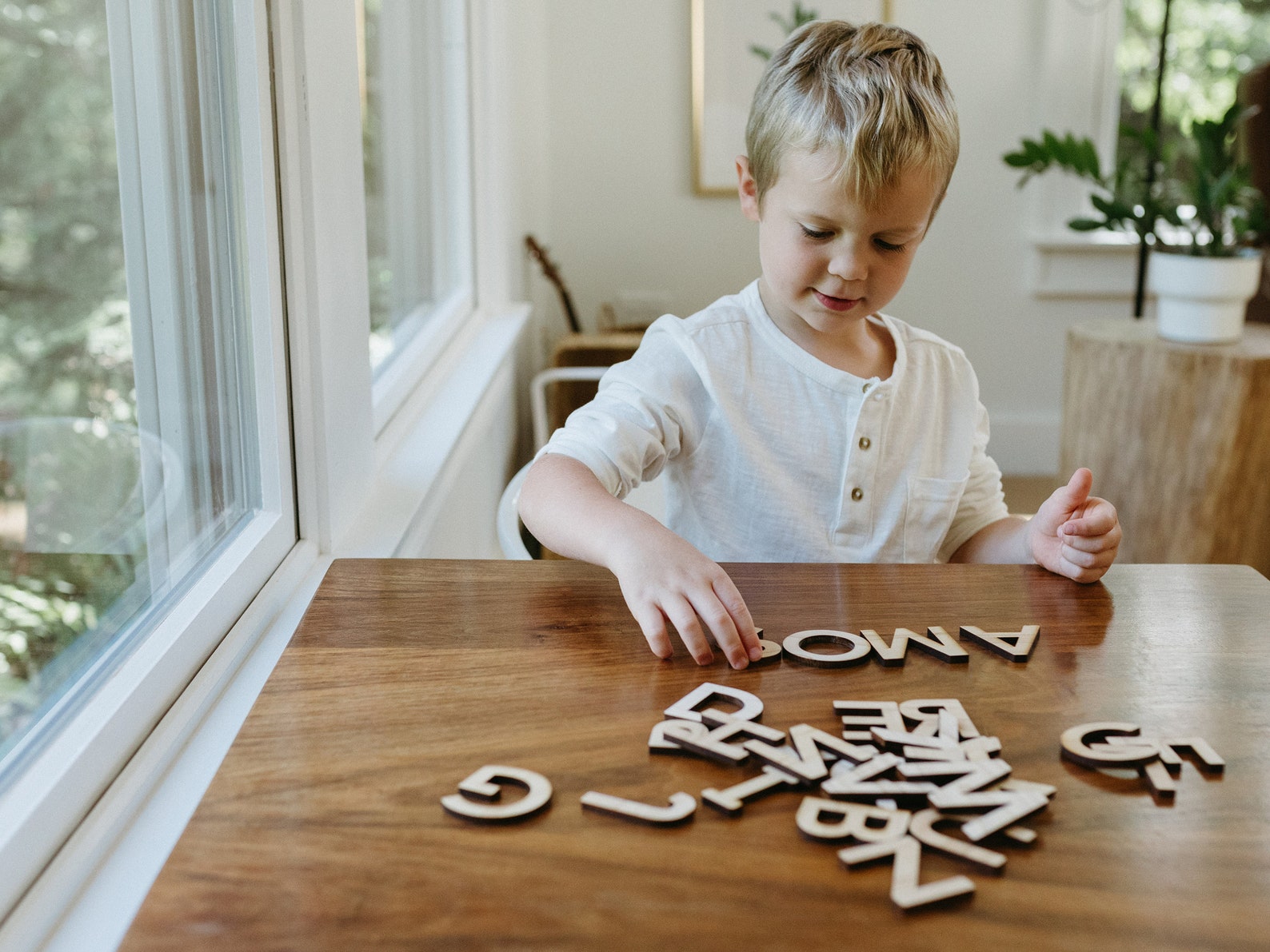 Wooden Alphabet Set • Handmade Maple Wood Letters & Movable Alphabet ...