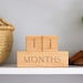 Wooden Milestone Blocks modern Wood Number Blocks for Milestones and ...