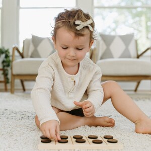 Wooden Ten Frame & Counting Pieces • Handmade Wood Board for ...