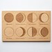 Moon Phase Puzzle Wooden Lunar Phase Moon Puzzle wood Chart of the Moon ...