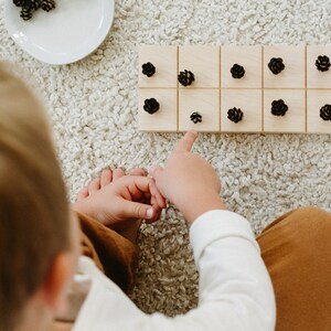 Wooden Ten Frame & Counting Pieces • Handmade Wood Board for ...