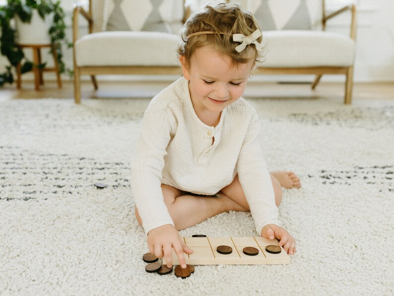 Wooden Ten Frame & Counting Pieces Handmade Wood Board for | Etsy