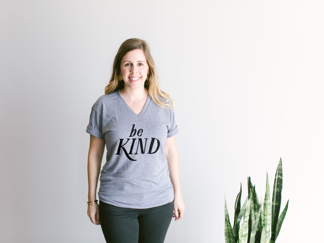 Be Kind Adult T-shirt • Positive Kindness Shirt for Women & Men • Be ...