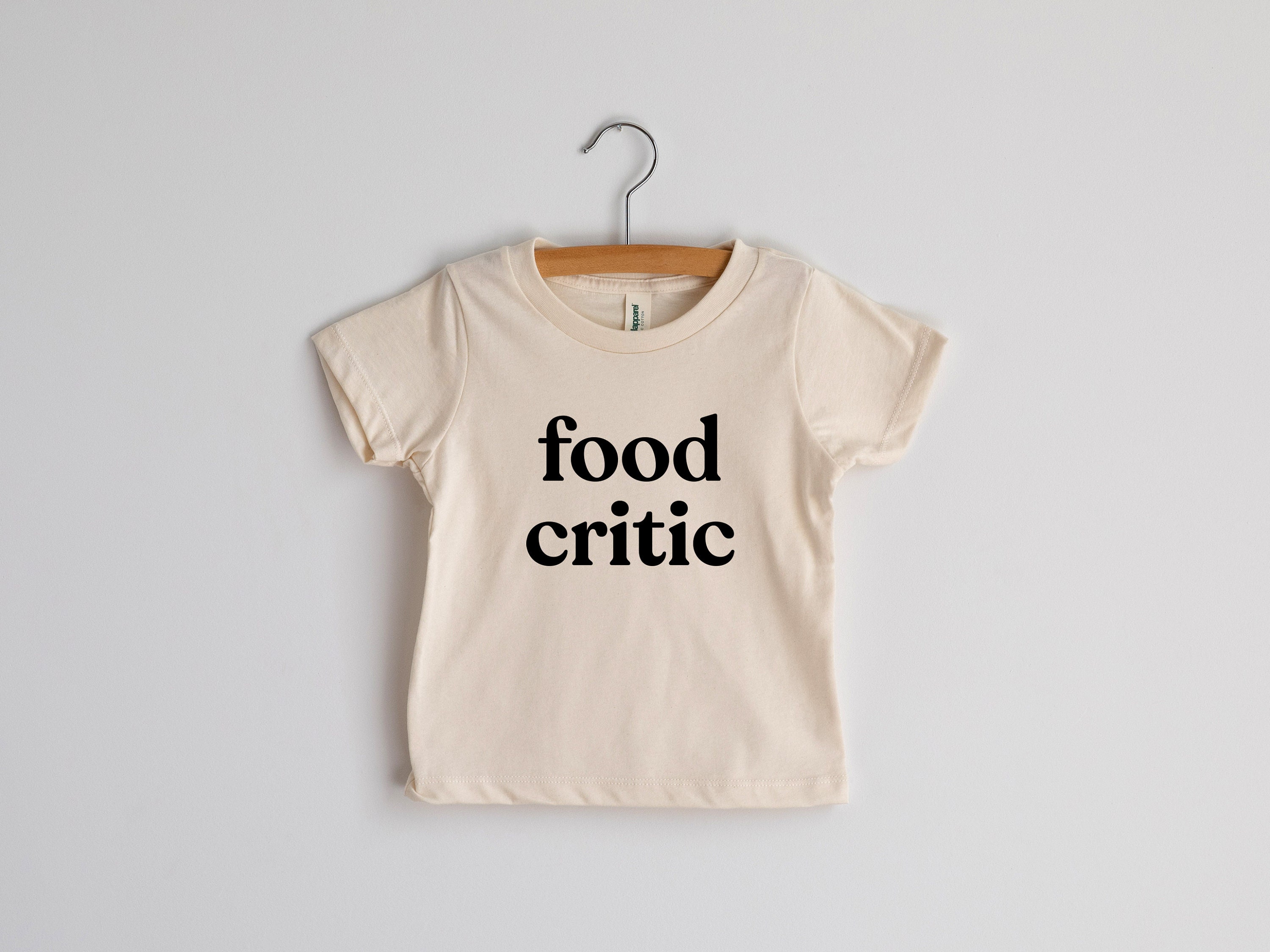 Food Critic Organic Kids T-shirt • Modern Baby and Kids Graphic Tee ...