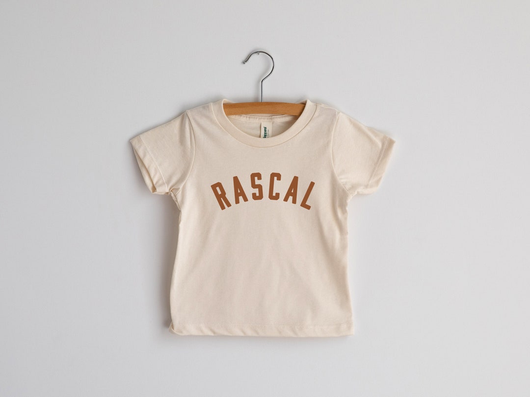 Rascal Modern Kids T-shirt • Boho Graphic Tee for Rascals • natural ...