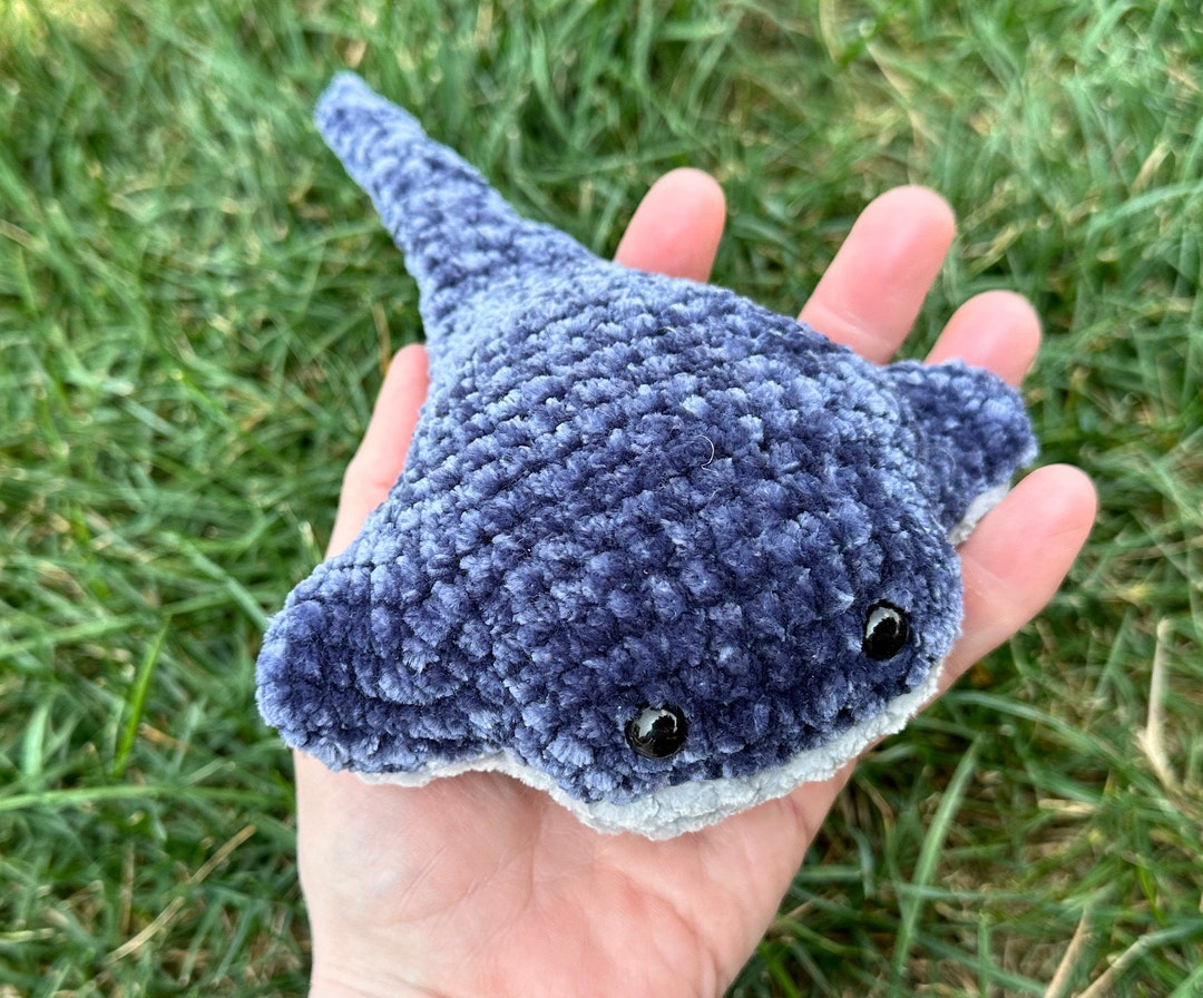 Sully the Stingray - Plush Little Baby Stingray Crocheted Toy ...