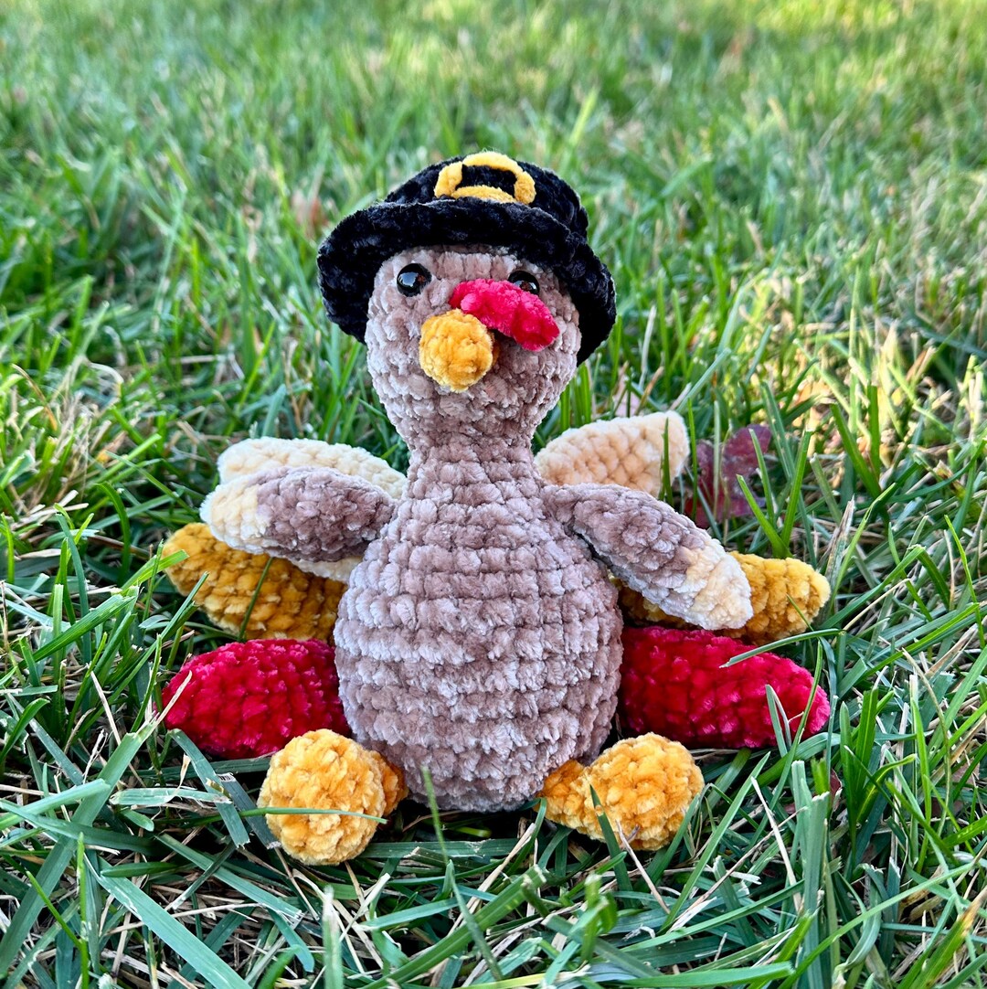 Tommy Turkey - Plush Thanksgiving Turkey Crocheted Toy - FINISHED ...