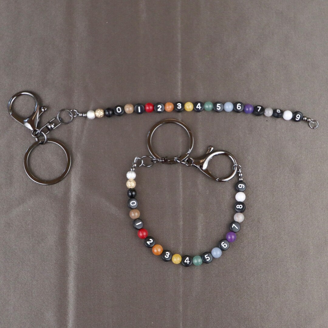 Resistor Color Code Keychain/bracelet With Arabic Numerals - Etsy