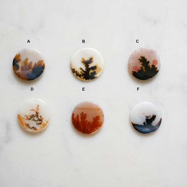 Dendritic Agate Cabochons - Etsy
