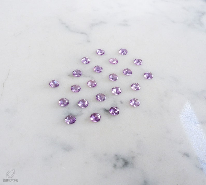 5mm Alexandrite Rose Faceted Cabochon. Round Alexandrite. Color ...