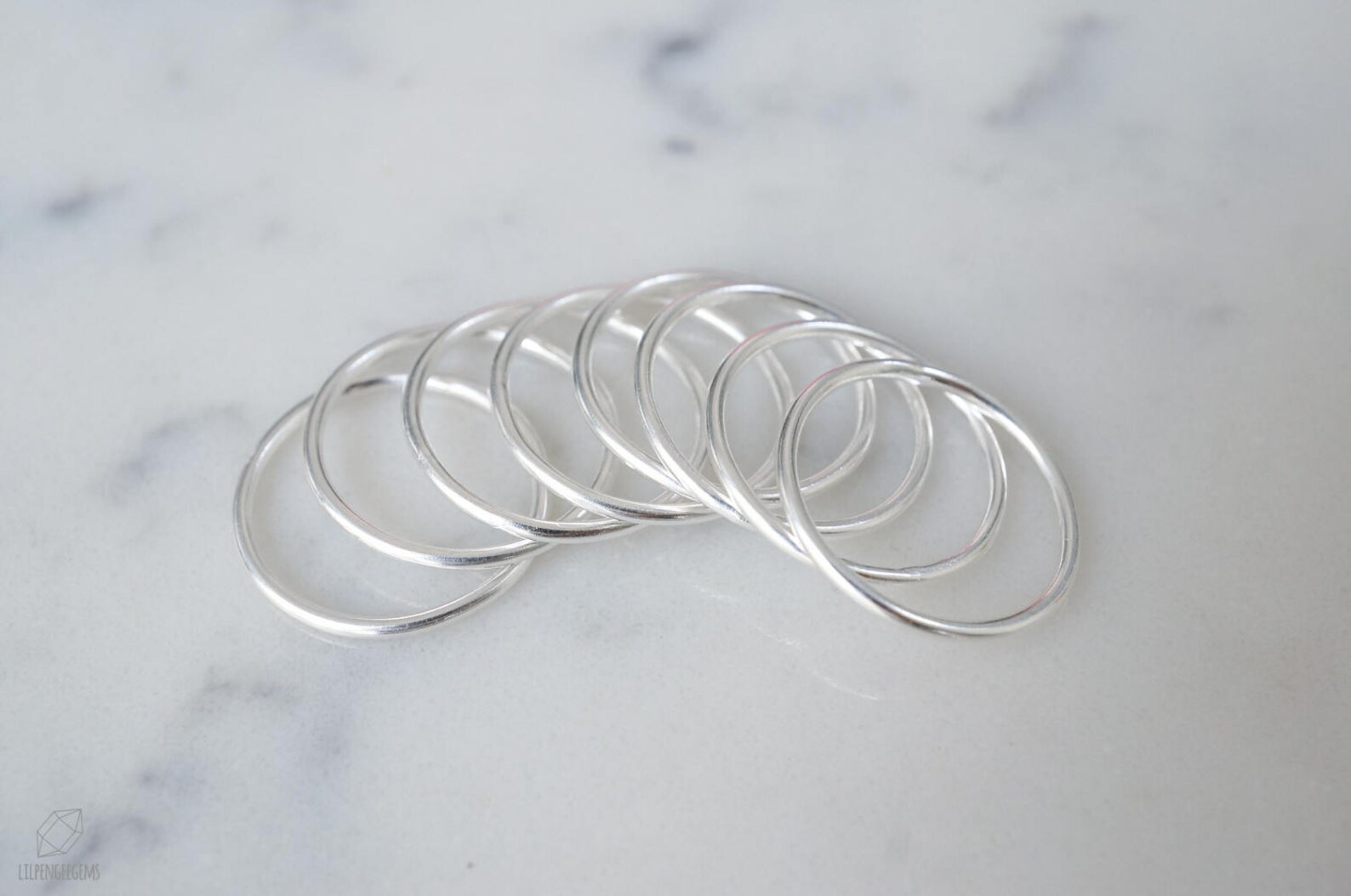 Sterling Silver Rings. DIY Rings Solid Silver Rings. Smooth - Etsy