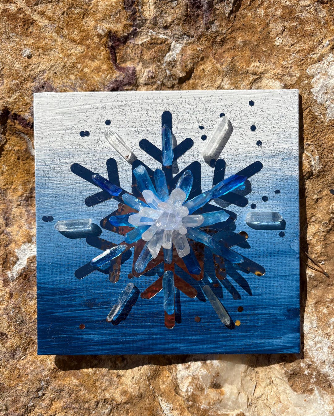Snowburst Crystal Wall Art - Etsy
