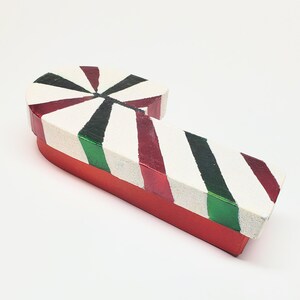 Candy Cane Box Vintage Christmas - Etsy
