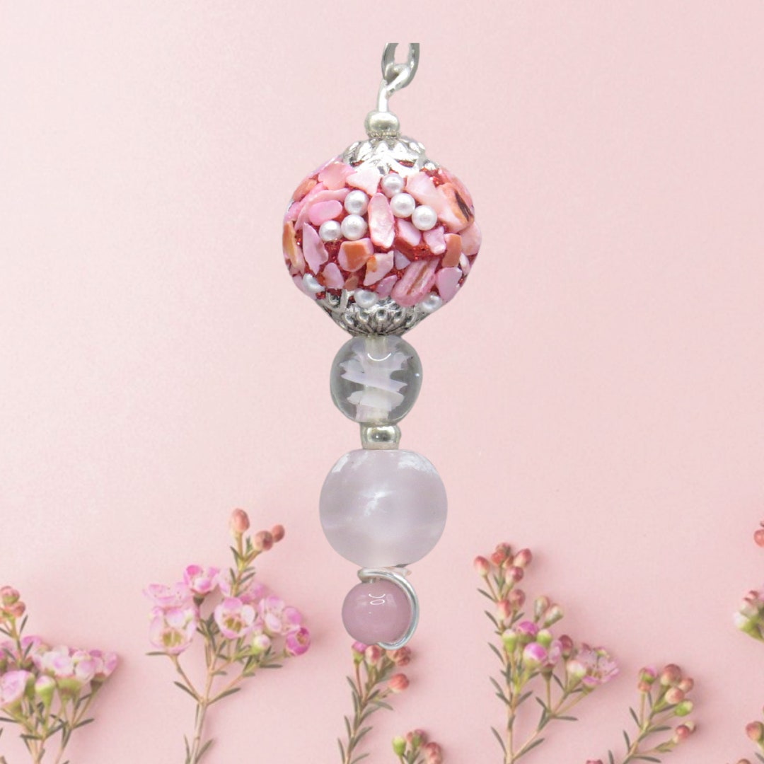 Pink Artisan Ceiling Fan Pull and Chain - Etsy