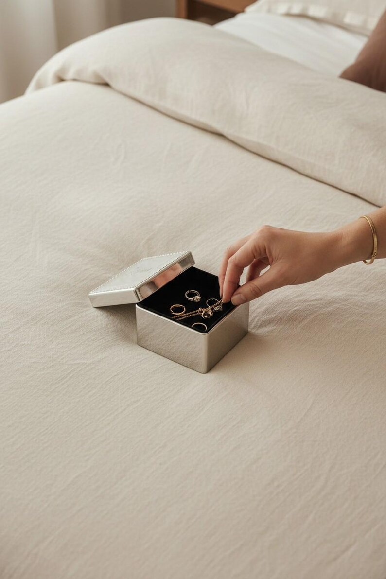 Heirloom Keepsake Box Personalized Silver Keepsake Engraved Jewelry ...
