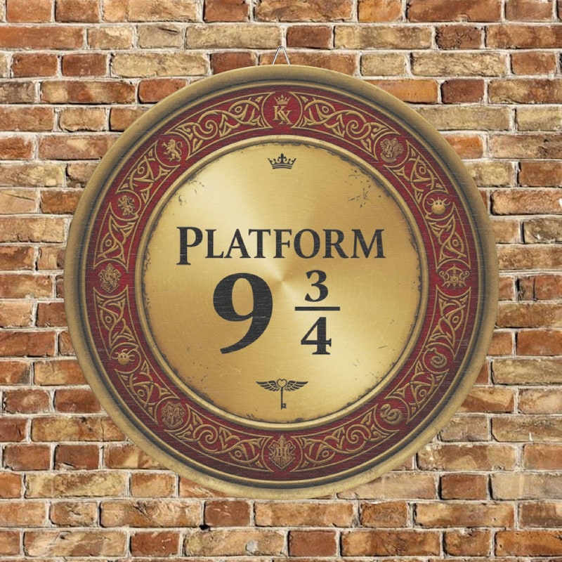 Platform 9 3 4 Sign - Etsy