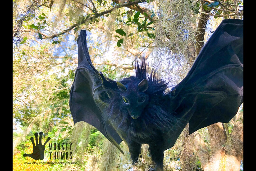 Flying Fox Bat Posable Art Doll-halloween - Etsy