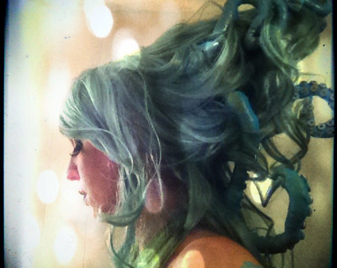 Steampunk Wig- Sea Witch Custom Wig With Octopus Tentacles- Made to ...