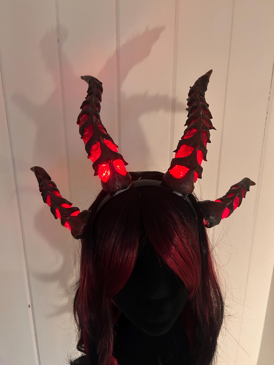 Custom Made to Order- Fantasy Costume Cosplay LED Light up Horns for ...