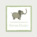 Kid's Bookplate Sticker Elephant Bookplates Baby Shower - Etsy