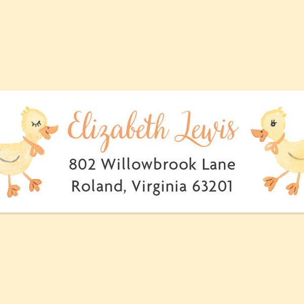 Duck Labels - Etsy