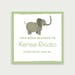 Kid's Bookplate Sticker Elephant Bookplates Baby Shower - Etsy