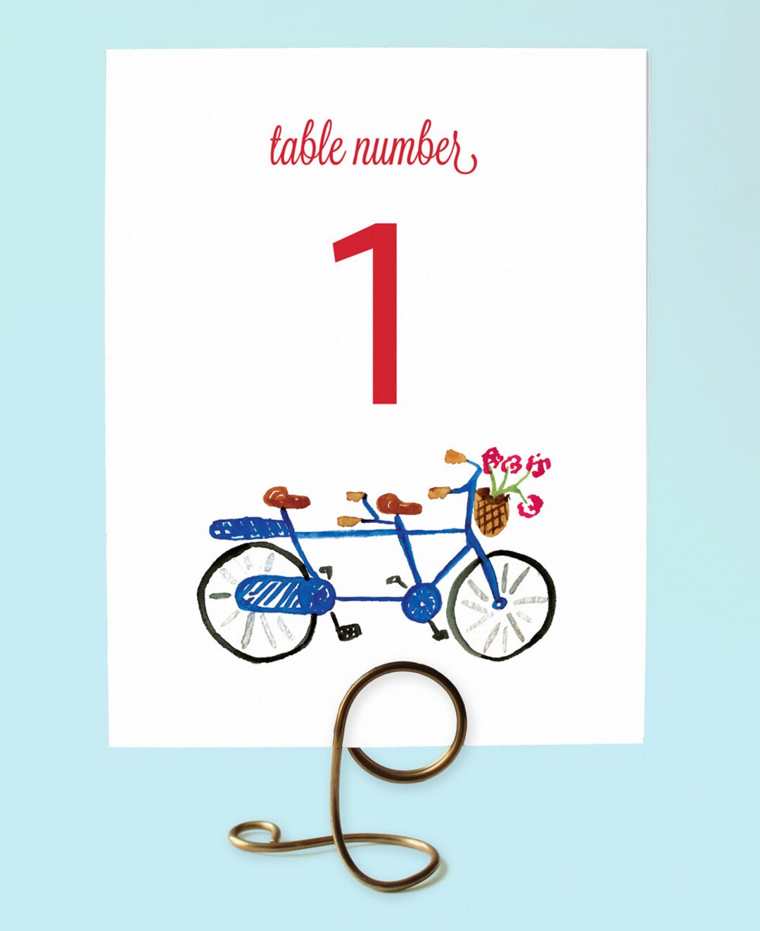 Bicycle Built for Two Table Numbers, Bike Table Numbers, Bike Wedding ...