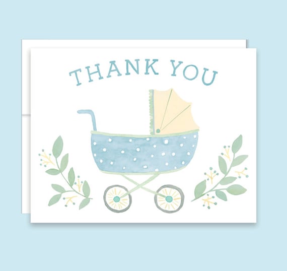 Baby Boy Thank You Clip Art