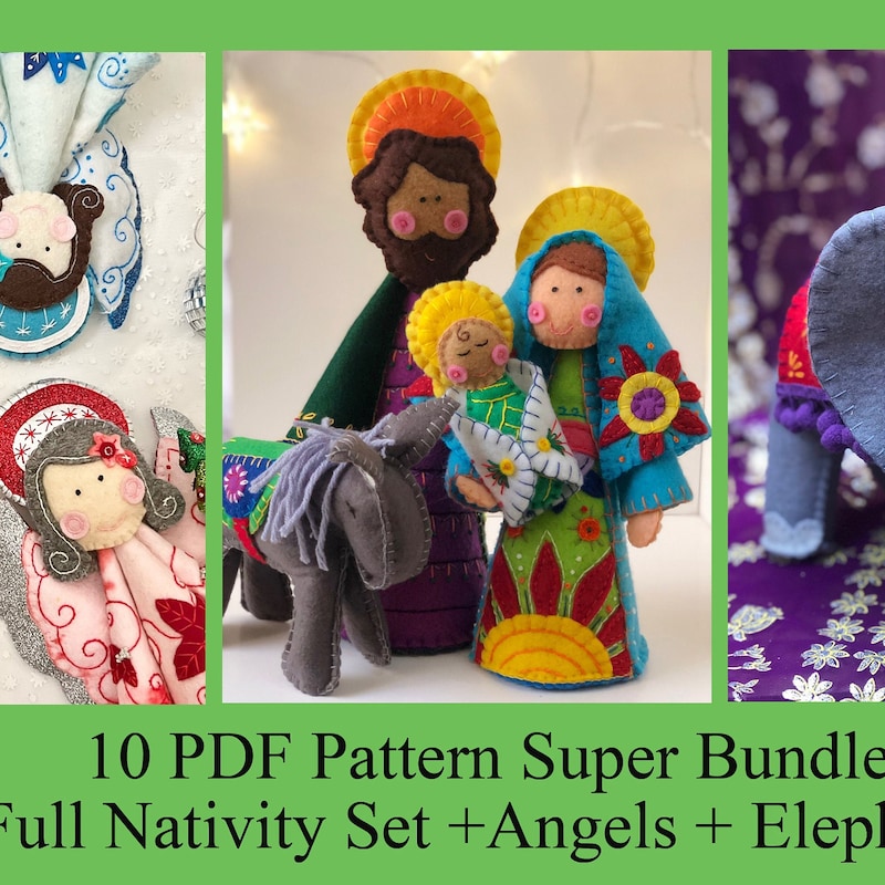 Felt Nativity - Etsy