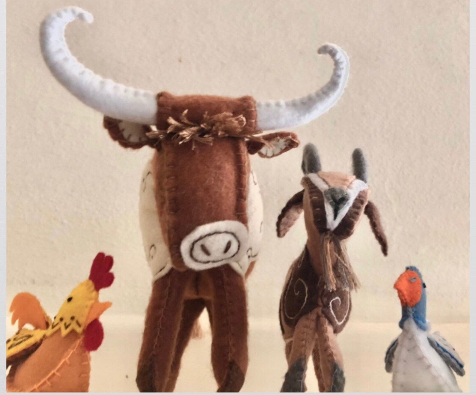 Two PDF Pattern Bundle ~ Nativity Ox, Chicken, Billy Goat and Goose ...