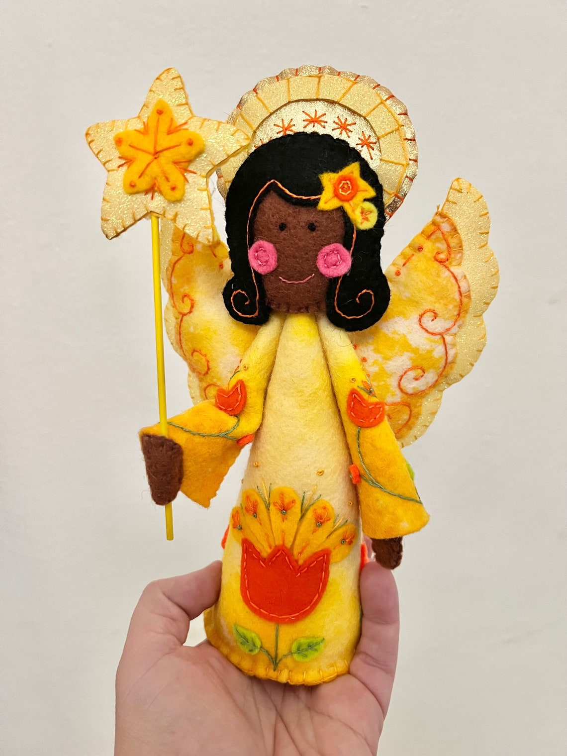 Angels PDF Angel Decoration or Tree Topper Pattern Hand - Etsy