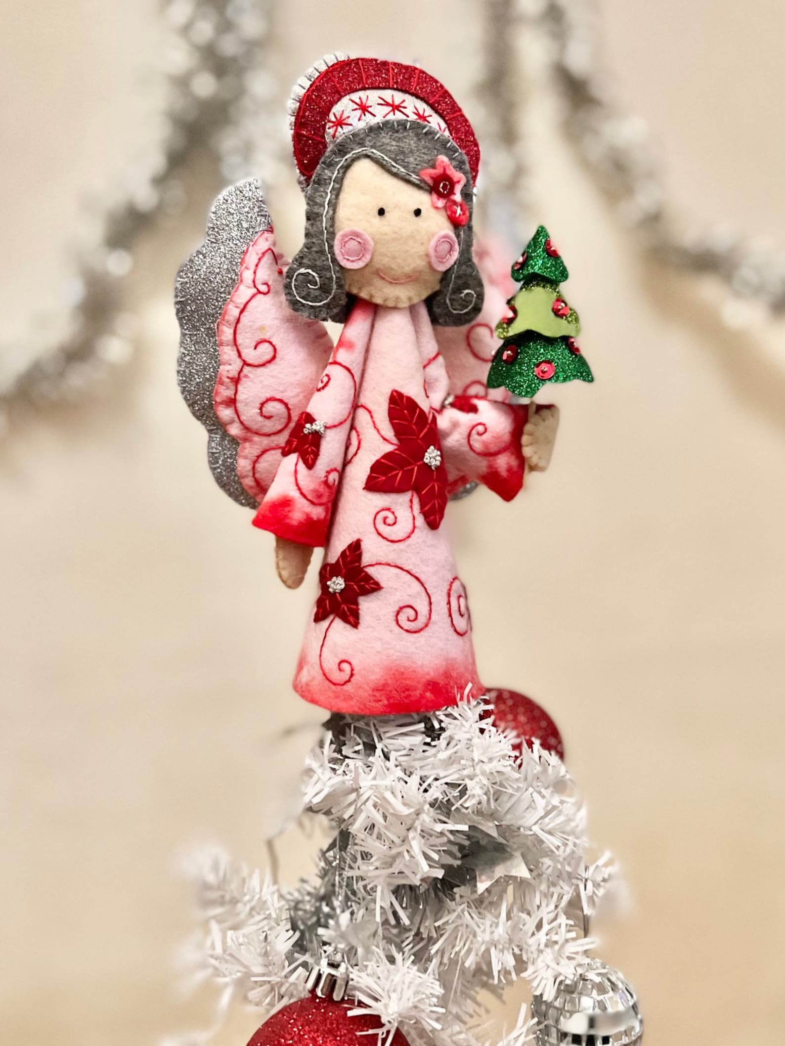 Angels PDF Angel Decoration or Tree Topper Pattern Hand - Etsy