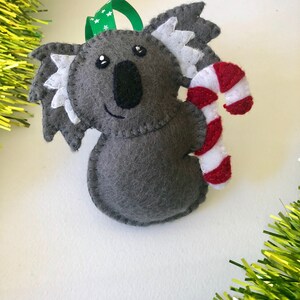 Australian Christmas Koala ~ a PDF Pattern for a Hand Embroidered Felt ...