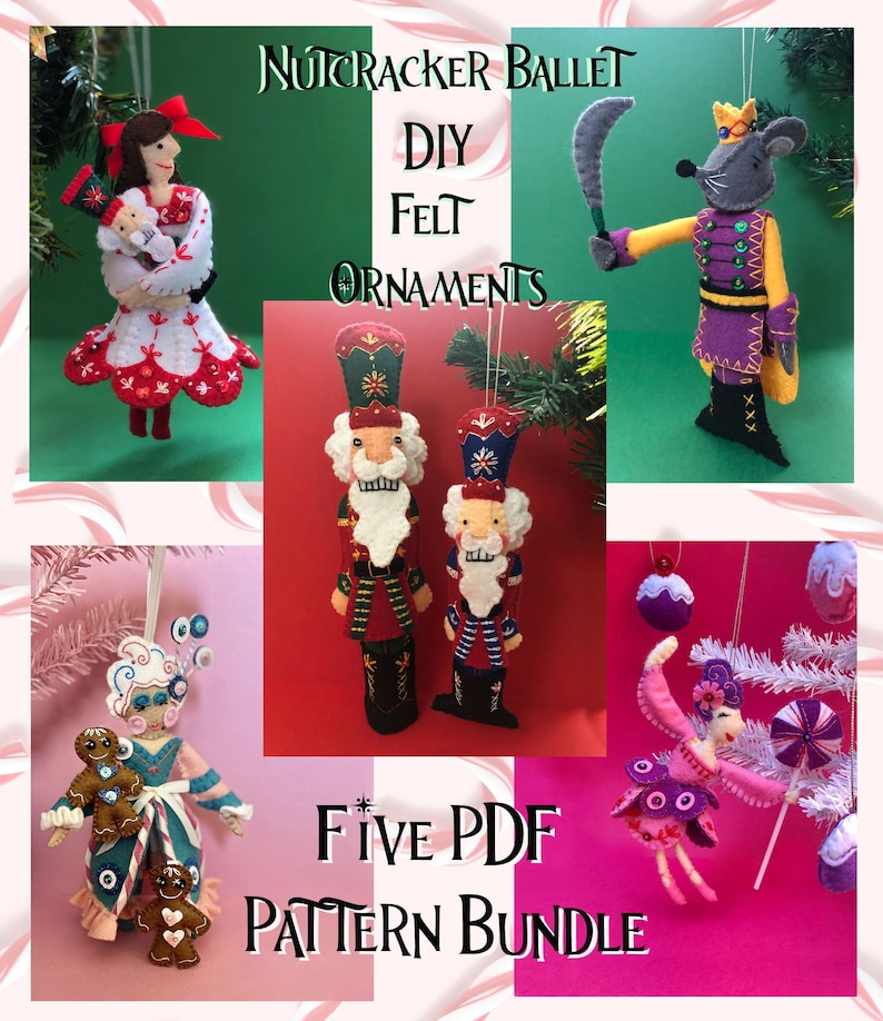 5 PDF Pattern Bundle Nutcracker Ballet Series DIY - Etsy