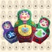 Babushka a PDF Pattern for a Hand Embroidered Felt Matryoshka Doll ...