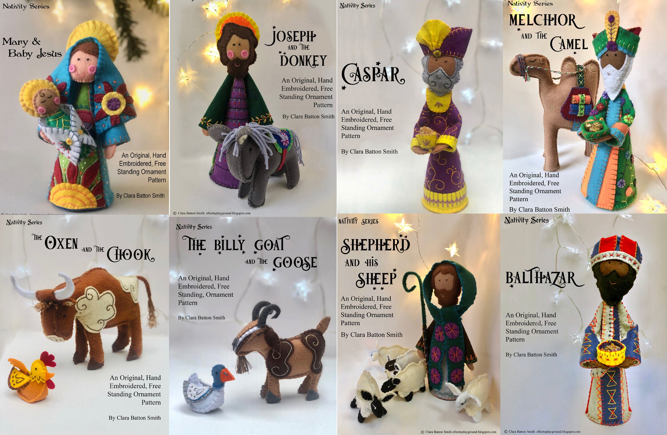 Nativity, Angels, Elephant 10 Pattern PDF Bundle ~ Full 15 Piece ...