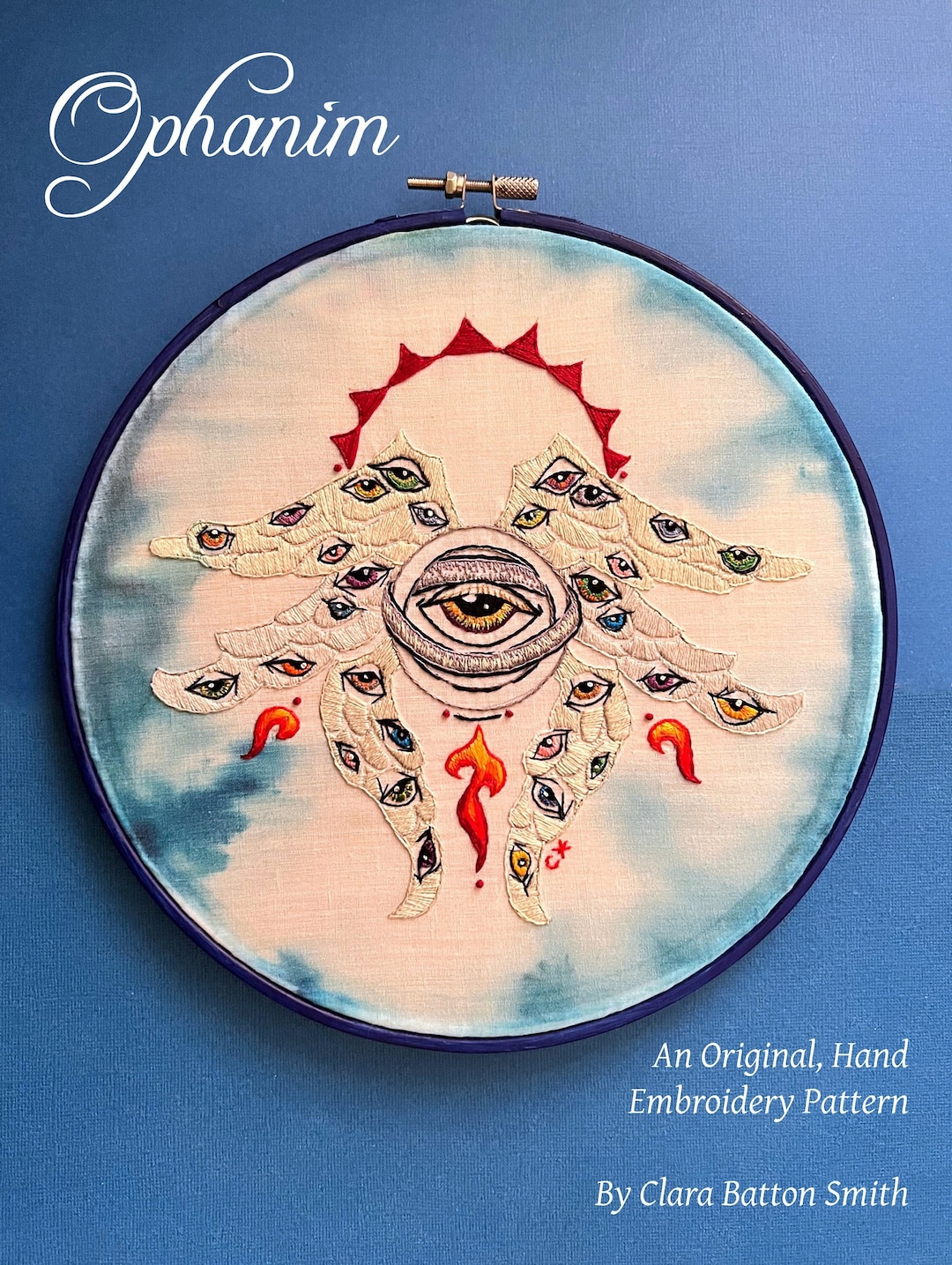 Ophanim ~ an Original, Hand Embroidery PDF Pattern, DIY Hoop ...
