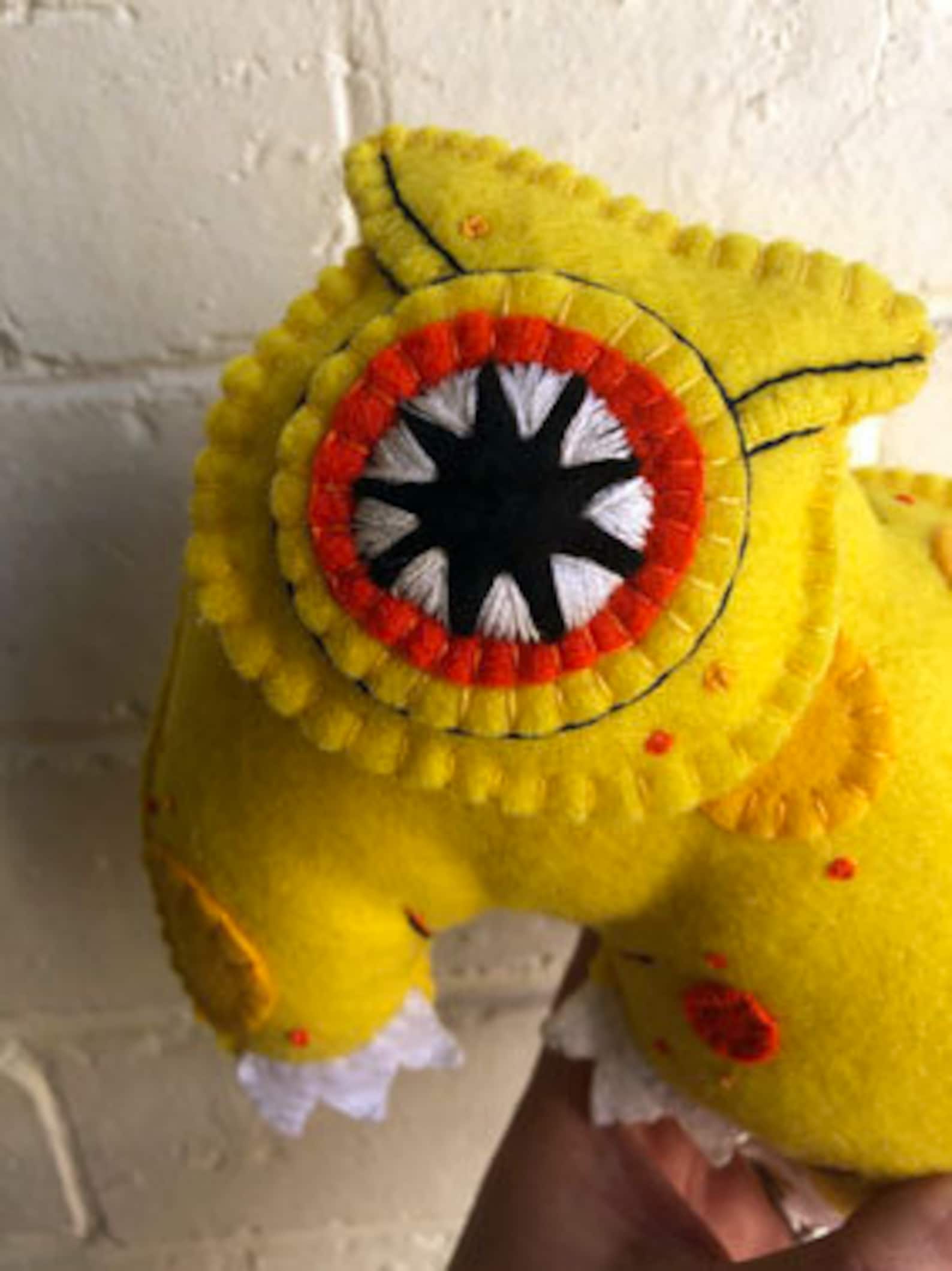 Tardigrade ~ a PDF Pattern for a Hand Embroidered Felt Tardigrade ...