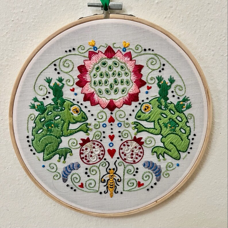 Trypophobia ~ an Original, Hand Embroidery PDF Pattern, DIY Hoop Art - Etsy