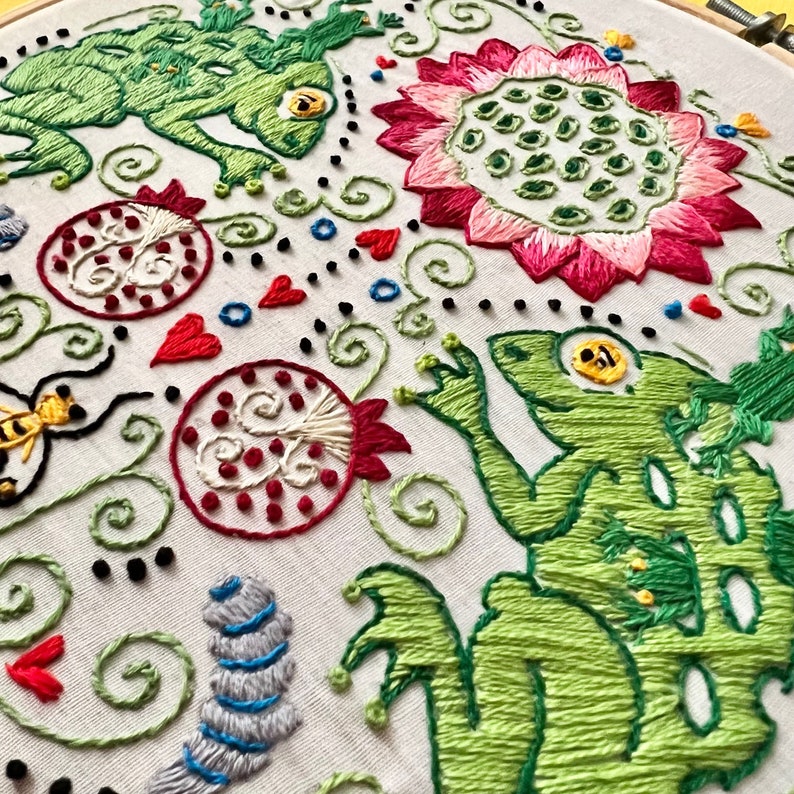 Trypophobia ~ an Original, Hand Embroidery PDF Pattern, DIY Hoop Art - Etsy