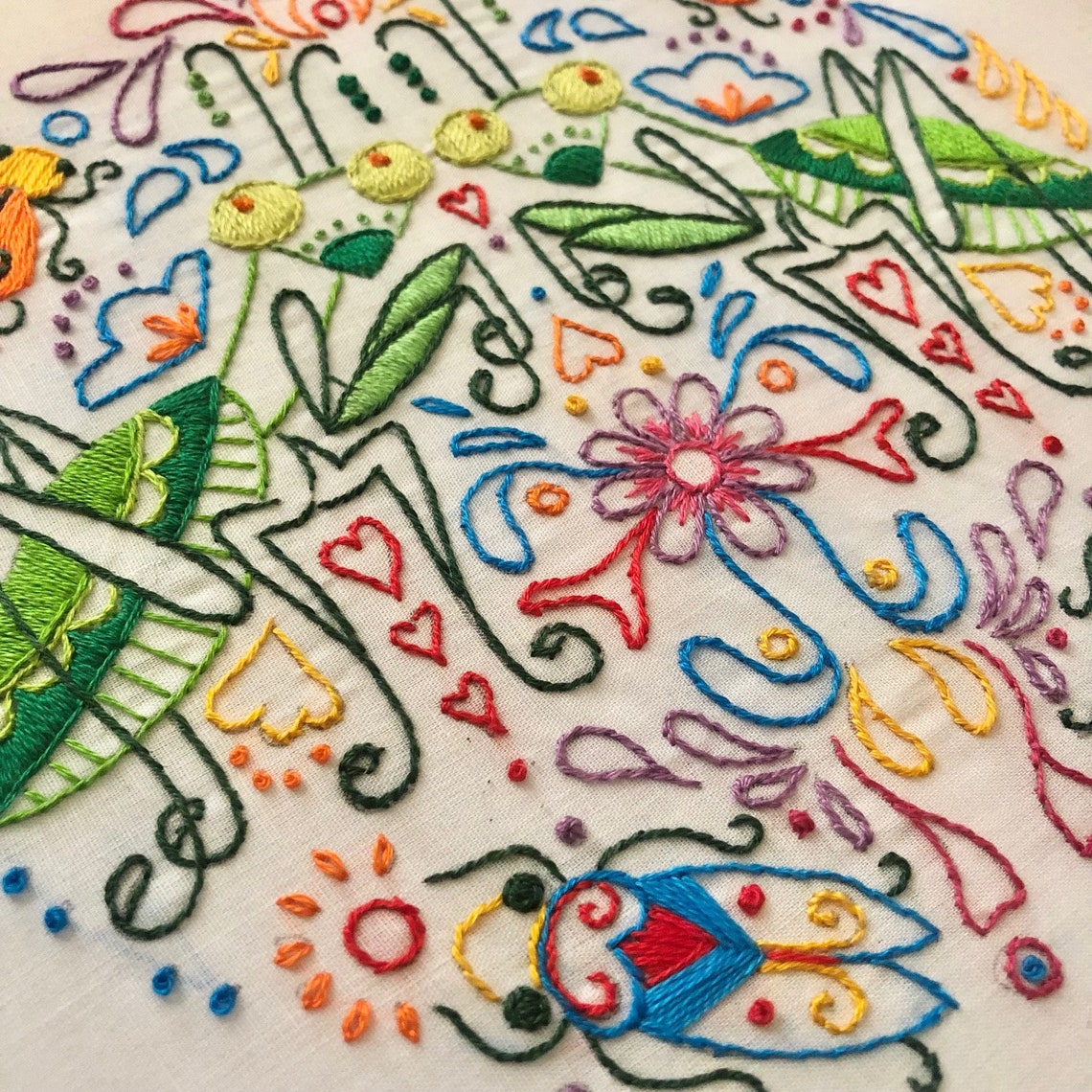 4 PDF Embroidery Pattern Bundle Microscopic the World of | Etsy