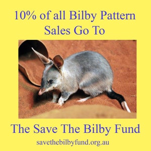 PDF Bilby Hand Embroidered Plush Felt Toy Pattern - Instant Download ...
