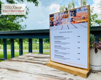 Wood Menu Sign - Etsy