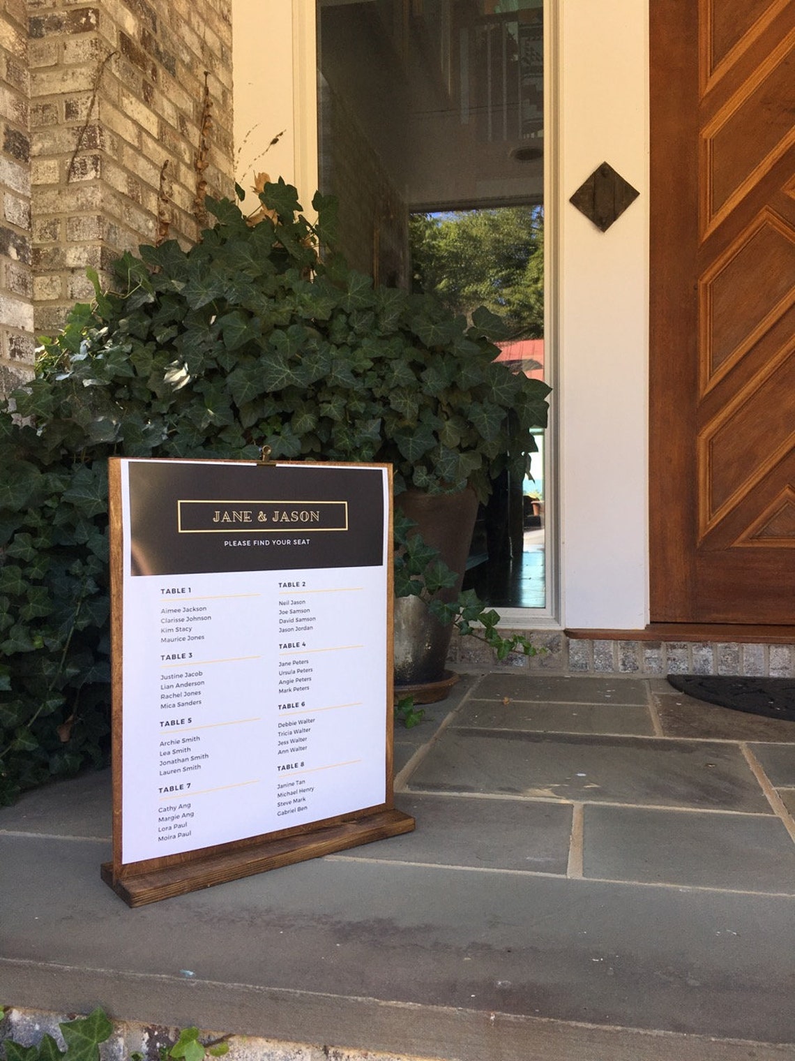 Floor Standing Sign 16x20 Signage Wedding Entrance Wood Sign - Etsy