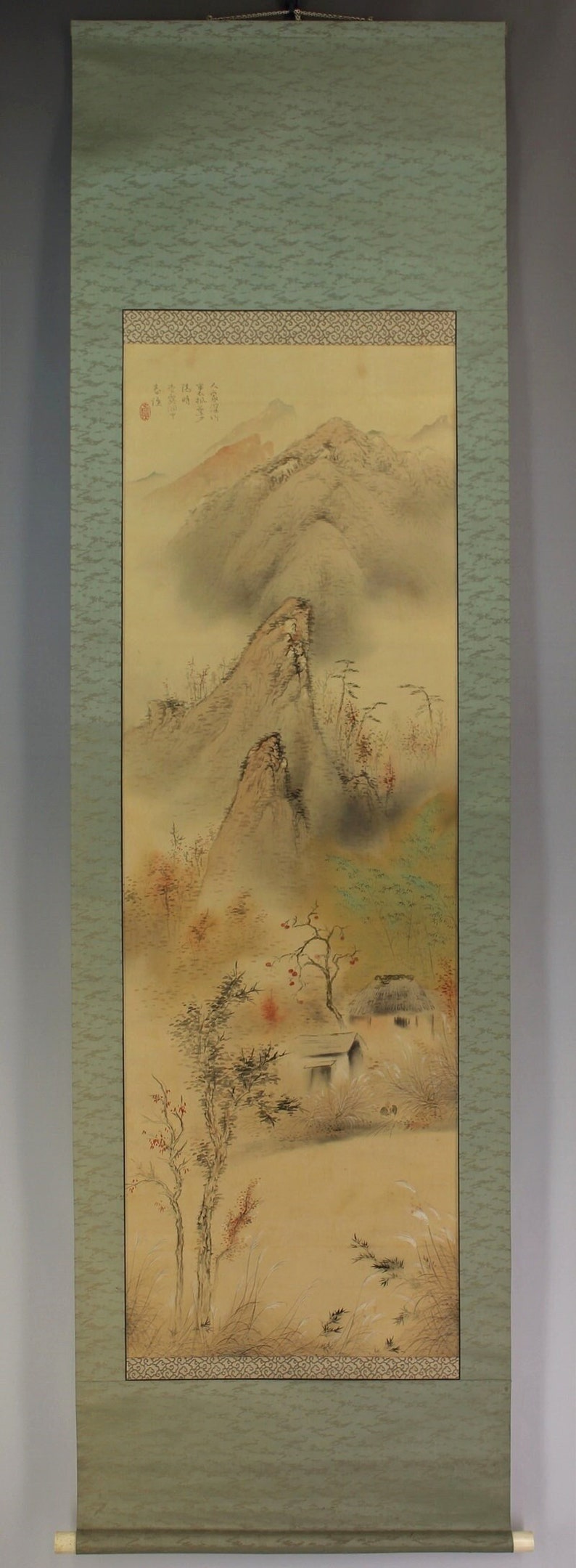 Vintage Japanese Hanging Scroll,scroll Painting,kakemono Scroll,autumn ...