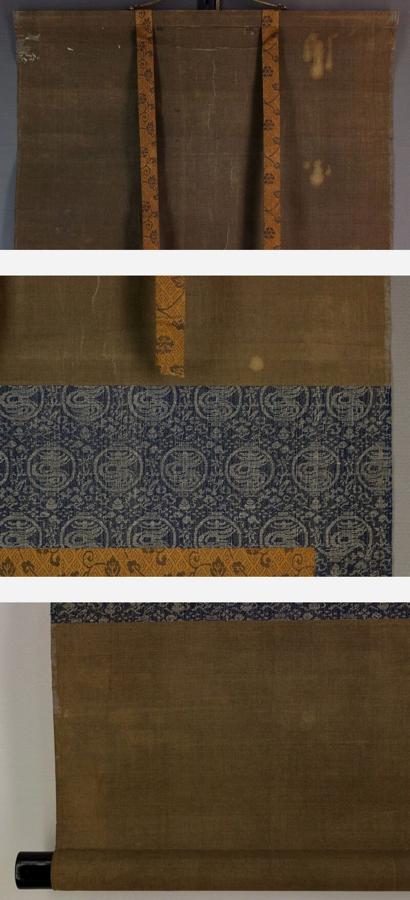 Antique Kishi School Scroll Painting,kakemono Scroll,crane in the Surf ...