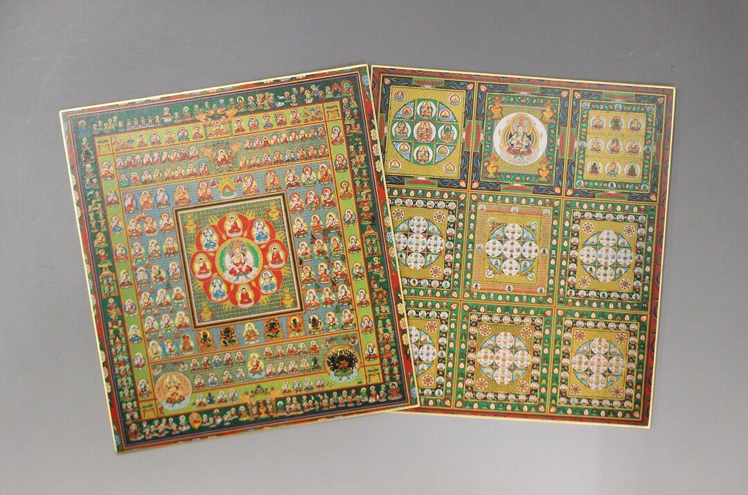 NEW Reproduction Print Ryokai Mandala Art Shikishi Board,ryokai Mandala ...