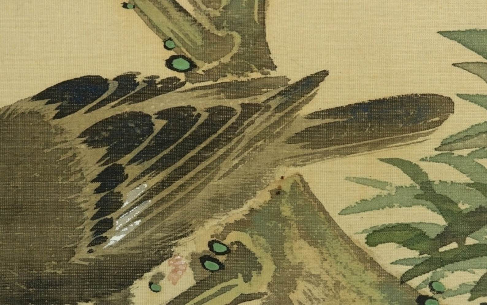 Antique Japanese Wall Hanging Decor,wall Art,bird and Flower,crested ...