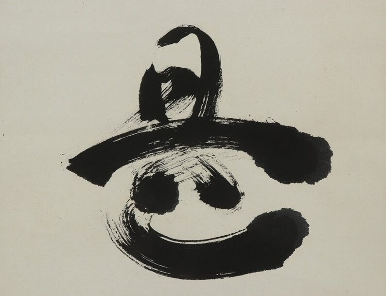 Zen Calligraphy Scrollzen Paintingjapan Kakejikukakemono - Etsy