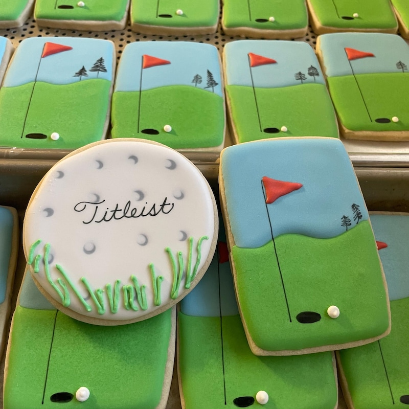 Golf Themed Cookies - Etsy